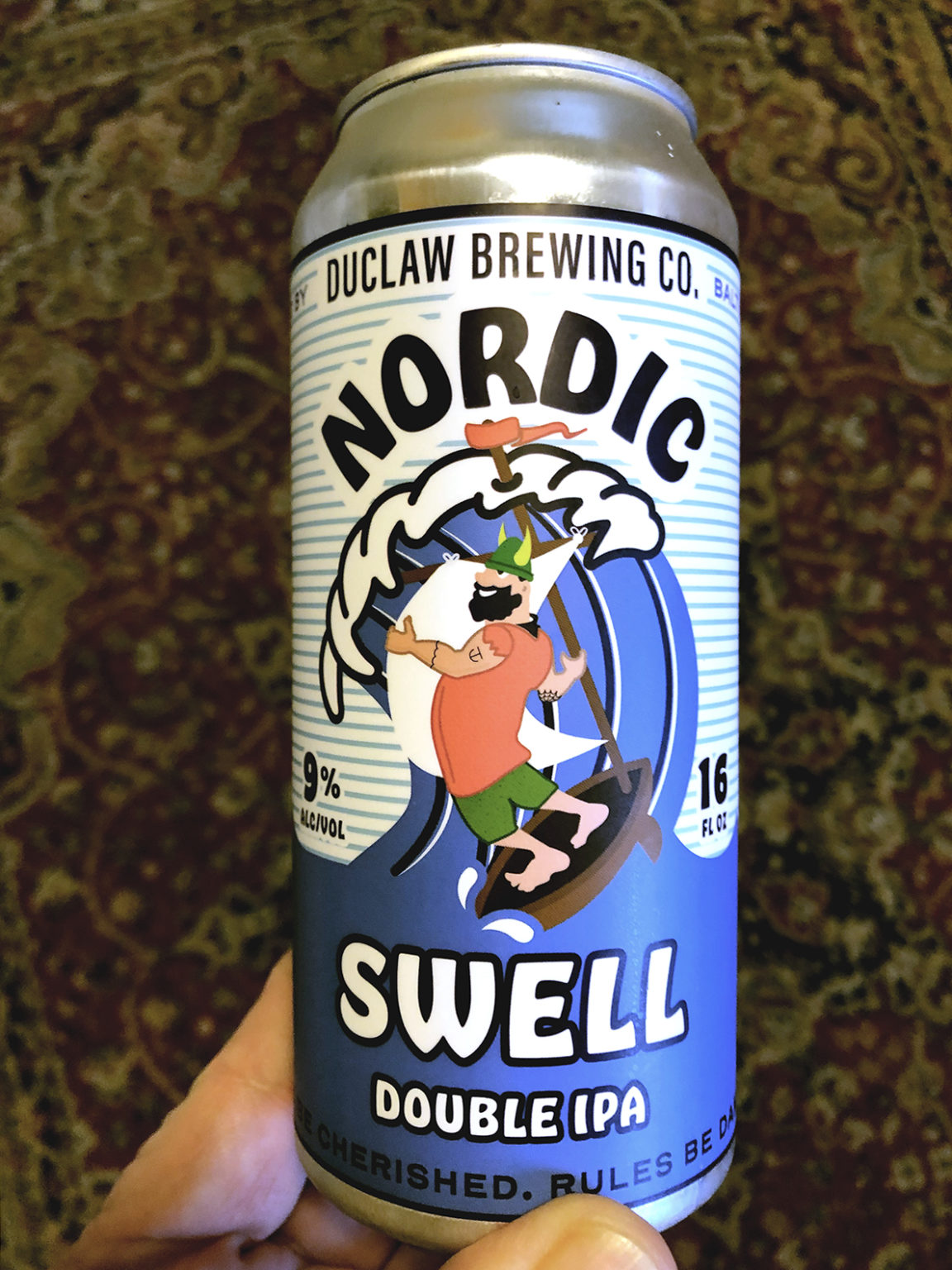 Nordic Swell Double IPA from DuClaw Brewing Company | That Guy on TV